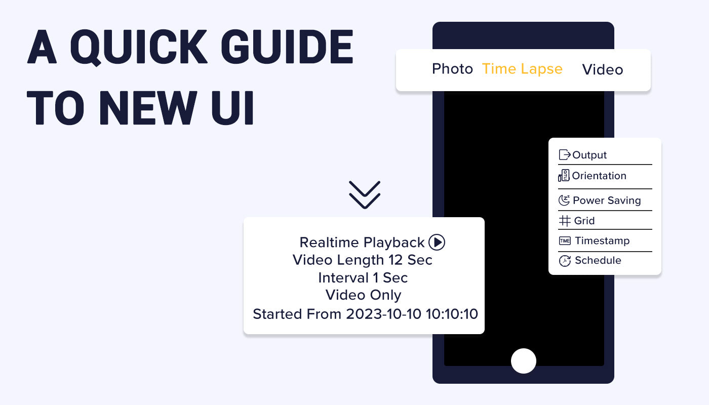 A Quick Guide to New UI - ATLI Timelapse